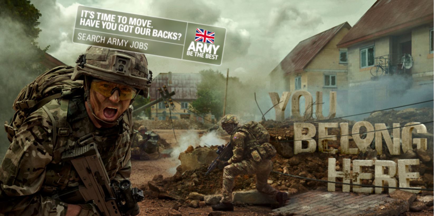 How does the British army encourage engagement with young people?