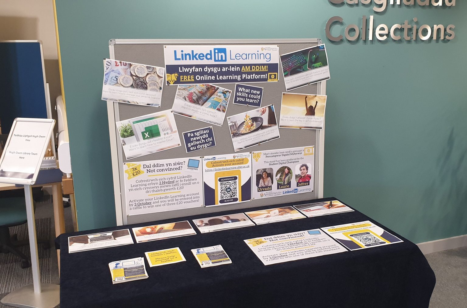 Come and visit our LinkedIn Learning stall during Welcome Week!
