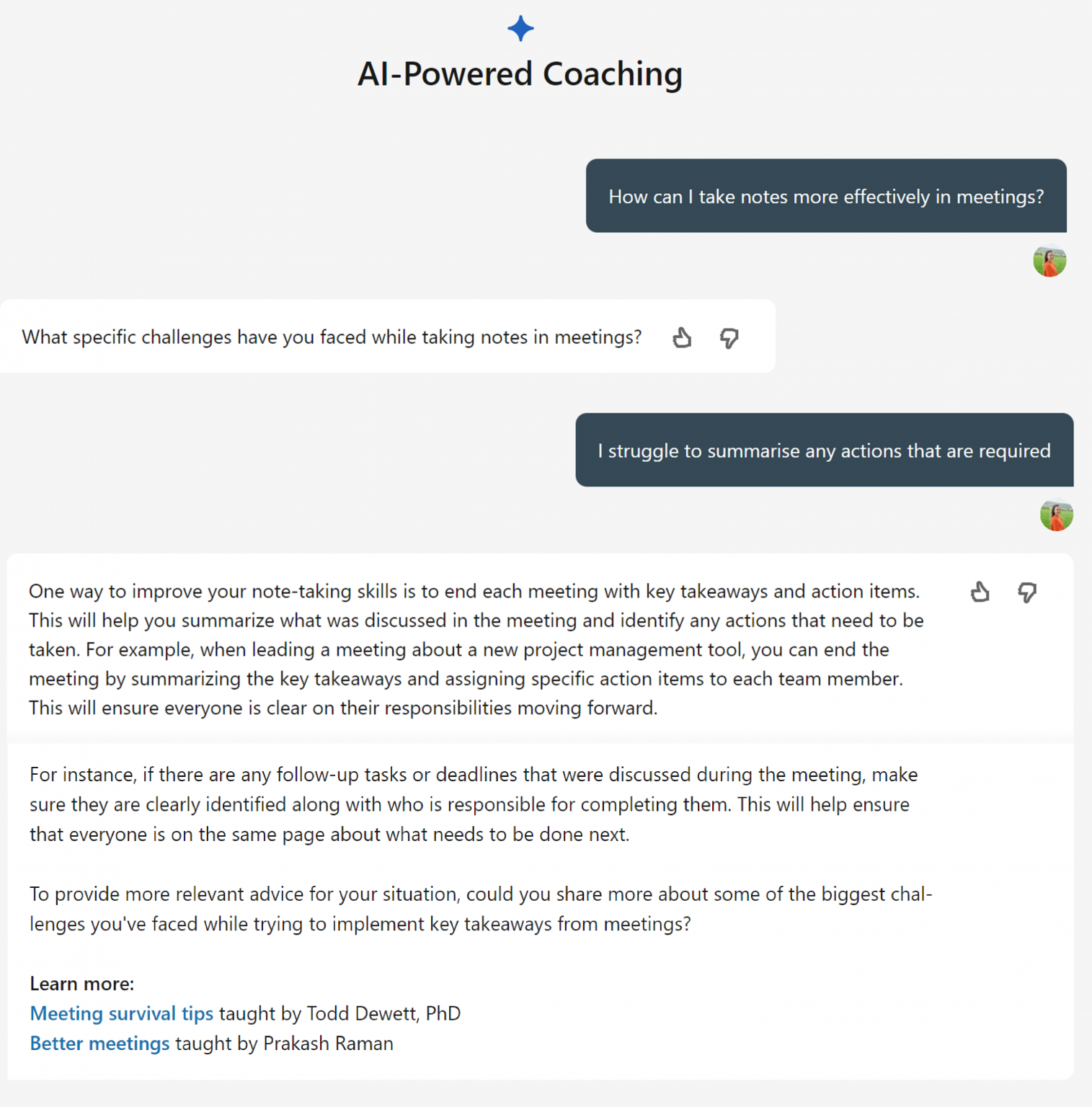 Introducing The New Ai Coaching Chatbot In Linkedin Learning 🤖