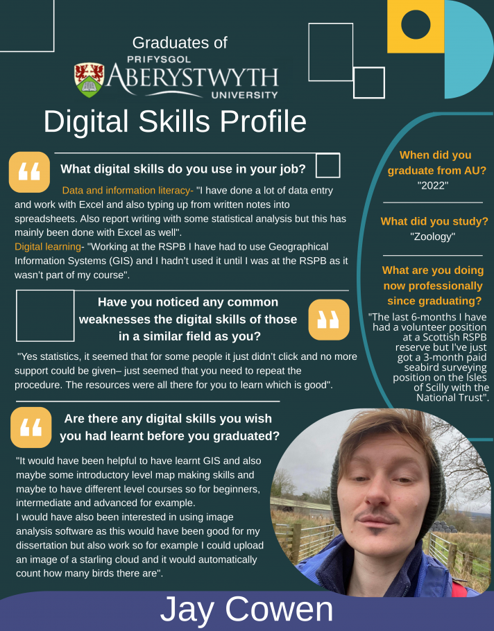 AU Graduates Digital Skills Profile Series – Week 7 (Jay Cowen)