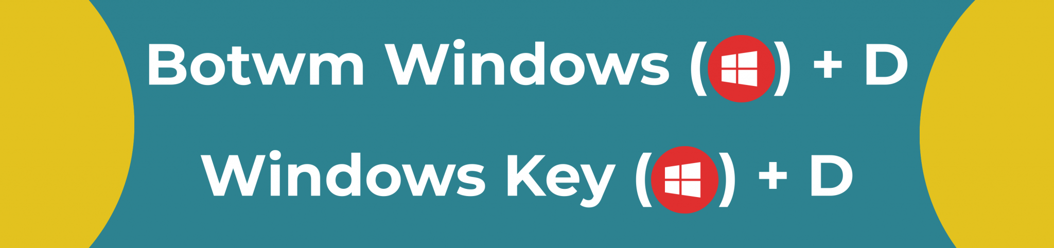 DigiTip 31: Quickly minimise all your open windows 💥