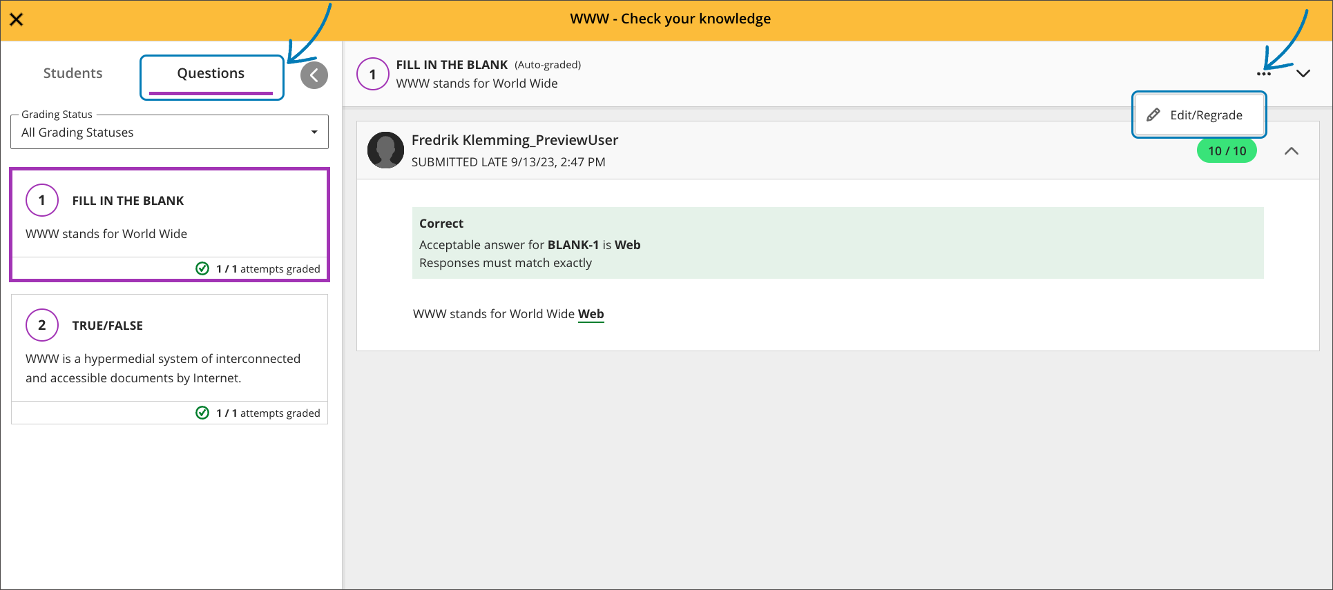 November 2023 Blackboard Learn Ultra Update